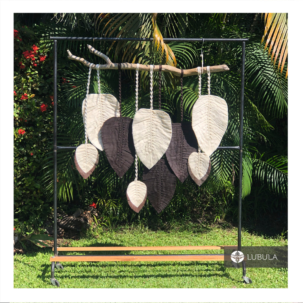 Tapiz Mod.Leaves set 1.20 x 1.20 mts – Lubula Macramé